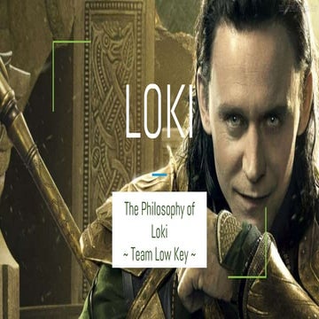Loki character profile | PPTX