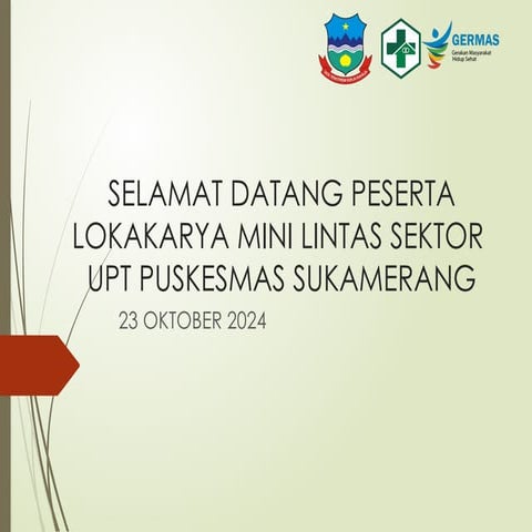 Ini adaah lokmin 23 oktober untuk disampaikan pada lokmin | PPTX