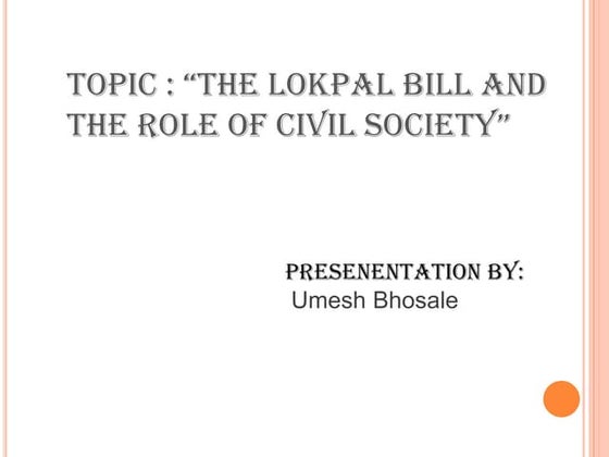 Lokpal | PPTX