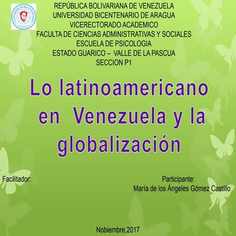Aldea Global La Globalización en el Perú | PPTX