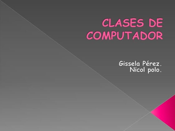Clases de computador | PPT