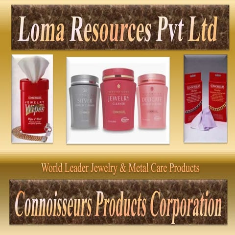 Loma ss presentation jewelry & metal care products india date 15 10 2010 | PDF