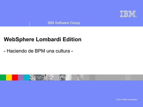 Ibm Bpm Overview Pdf Operating Systems Computer Software And