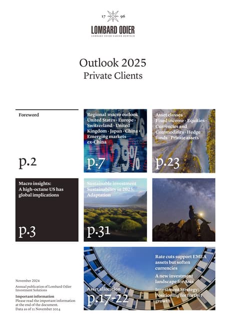BlackRock - Global Outlook 2025: Building the transformation | PDF