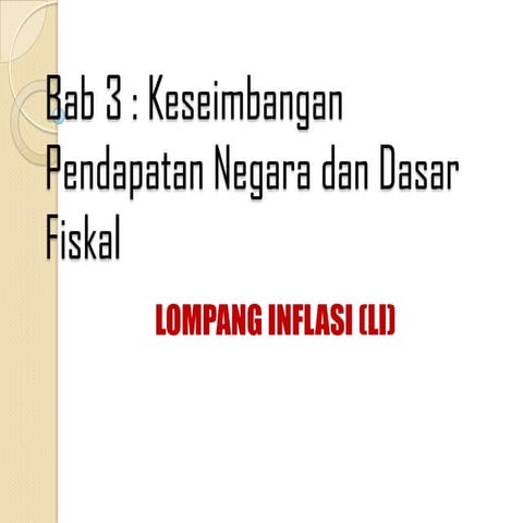 Lompang inflasi | PPTX