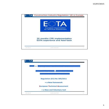 London build 2015 06 eota - eta tool for non-standardised products-pds ...
