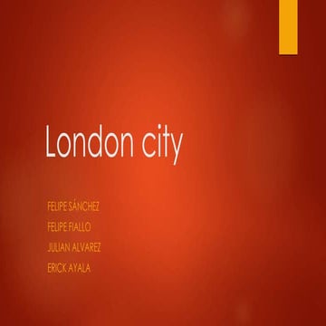 London city | PPTX