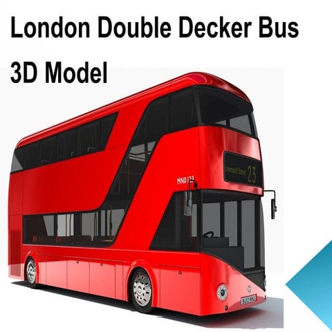 LONDON DOUBLE DECKER BUS 3D MODEL | PPT