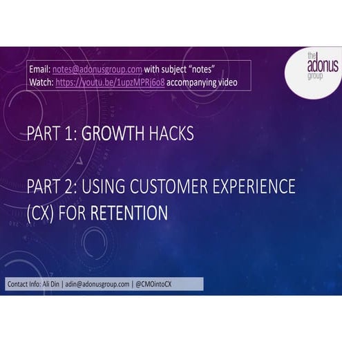Growth Hacks by Ali Din | PDF | Marketing and Advertising | Business