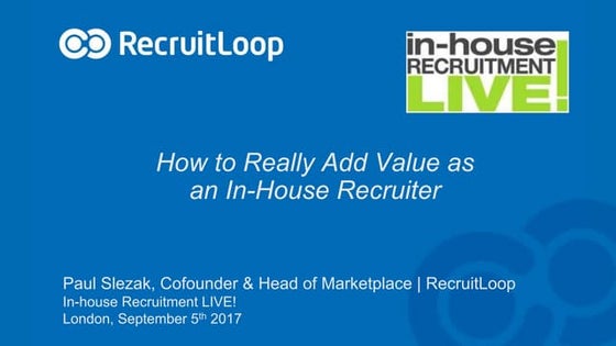 The Evolution of The Recruitment Consultant | PDF