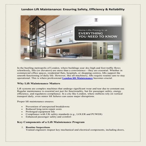London Lift Maintenance Ensuring Safety, Efficiency & Reliability.pdf