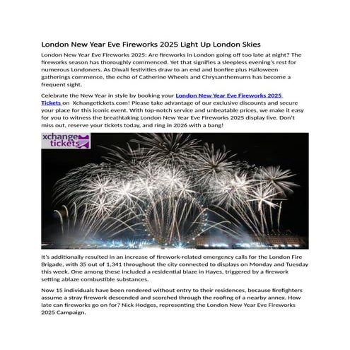 London New Year Eve Fireworks 2025 The Glow of Intimacy.docx