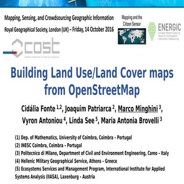 Building Land Use/Land Cover maps from OpenStreetMap | PDF ...