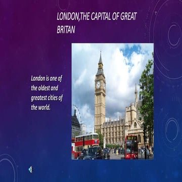 London,the capital of great britan | PPT | Free Download