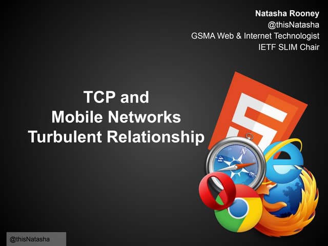 Tcp And Mobile Networks Turbulent Relationship Ppt