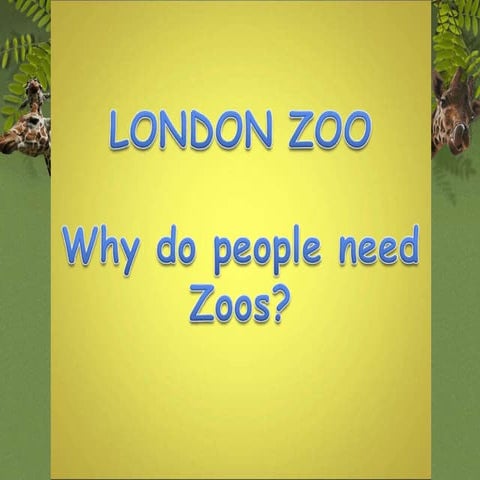 At The Zoo - Animals | PPT