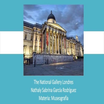 The National Gallery Londres | PPTX