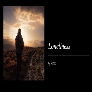 Loneliness | PPTX