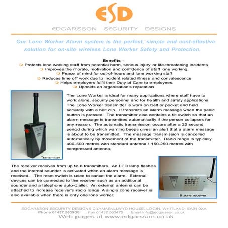 Loneworkeralarm | PDF