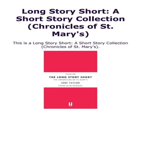 Изтеглете [PDF] книга Long Story Short: A Short Story Collection ...