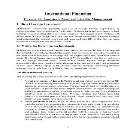 Long term asset and liability management (ch-08) | PDF