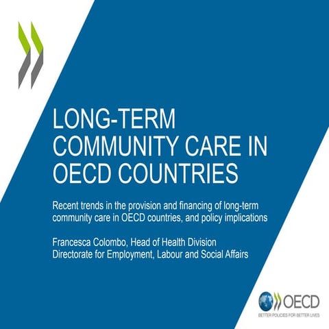 Long term community care in oecd countries - colombo | PPTX