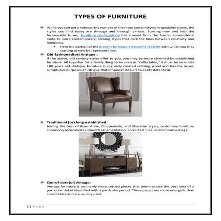 Furniture Design | PPTX