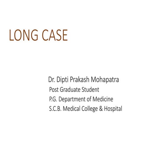 long case on motor neuron disease by Dr. Dipti | PPTX