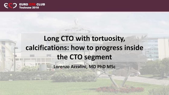 J CTO score ≥3 | PPT