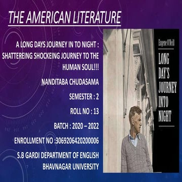 'Long day's journey into night' | PPT