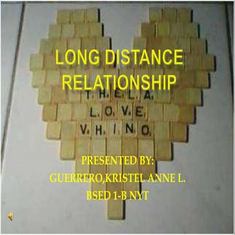 Long distance relationship 2 copy | PPTX