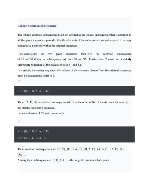 Longest Common Subsequence Pdf 3820
