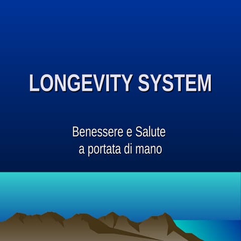 cambiaMenti #12 - Il longevity system | PDF