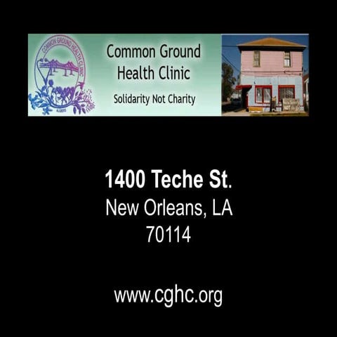 Visual Tour of CGHC 2009 | PPSX
