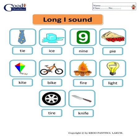 Long i ie sound | PDF