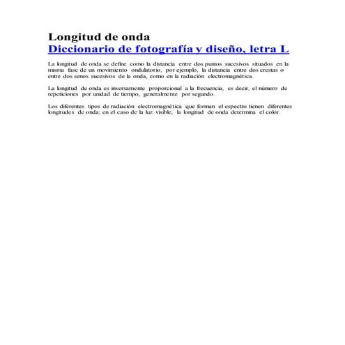 Longitud definicion | DOCX