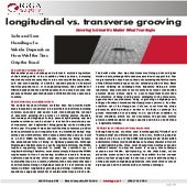 Longitudinal vs. Transverse Diamond Grooving: Grooving is Great No ...