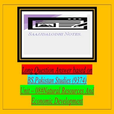 Long Question Answer based on.BS.PAK.STD 9374 CHAPTER 8(8.4) COMPLETE ANSWER (ENG DOC).docx