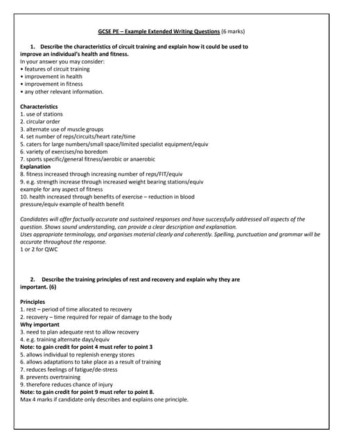 6 Mark Questions | PPT