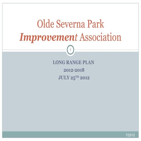 Oaks Gateway Traffic Calming | PPT