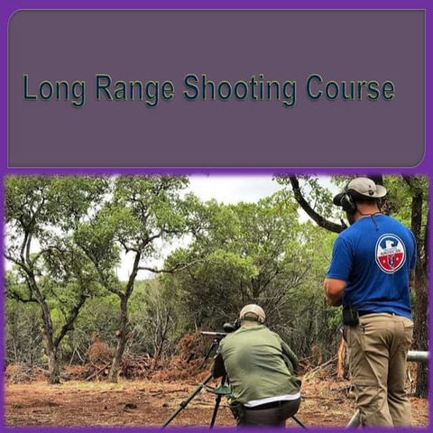 Long range shooting course | PPT