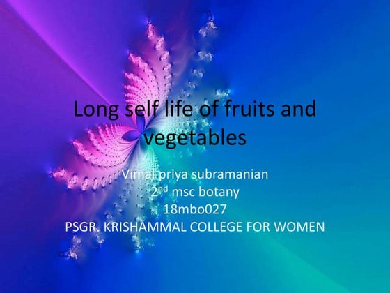 Climacteric and Non-Climacteric Fruits | PPT