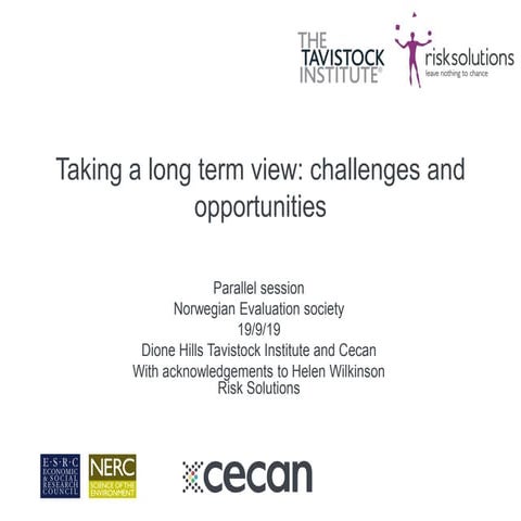 Long term evaluation challenges | PDF