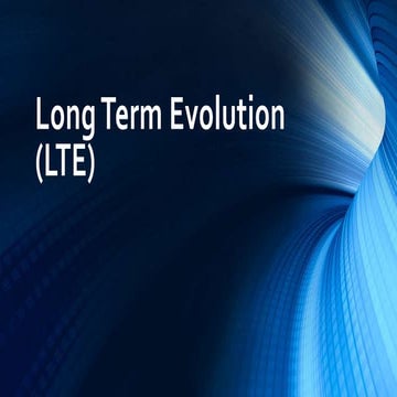 Long term evolution | PPT