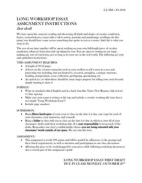 Revision cover letter assignment sheet | PDF
