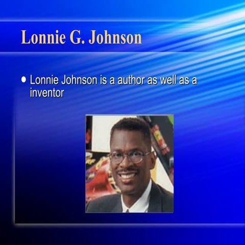 Lonnie G Johnson | PPT
