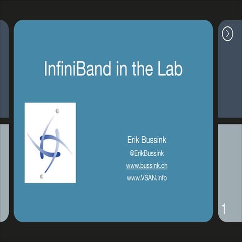 InfiniBand in the Lab (London VMUG) | PDF | Computer Peripherals | Computing