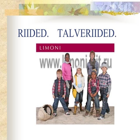 Loodus riided | PPT