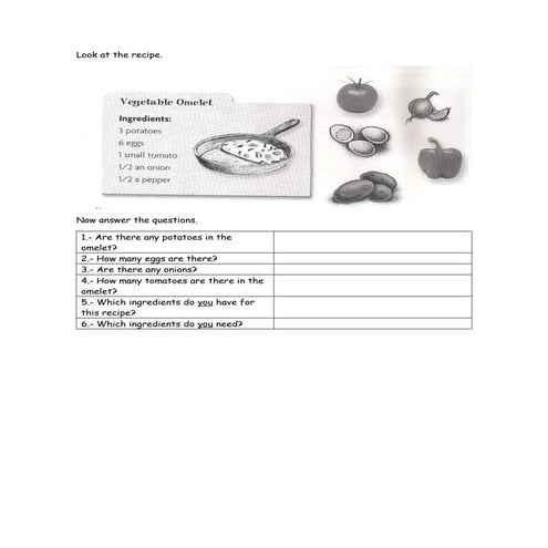 Look at the recipe | DOC | Cooking | Food & Drink