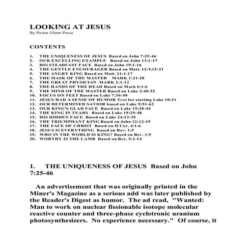 Looking at jesus | PDF